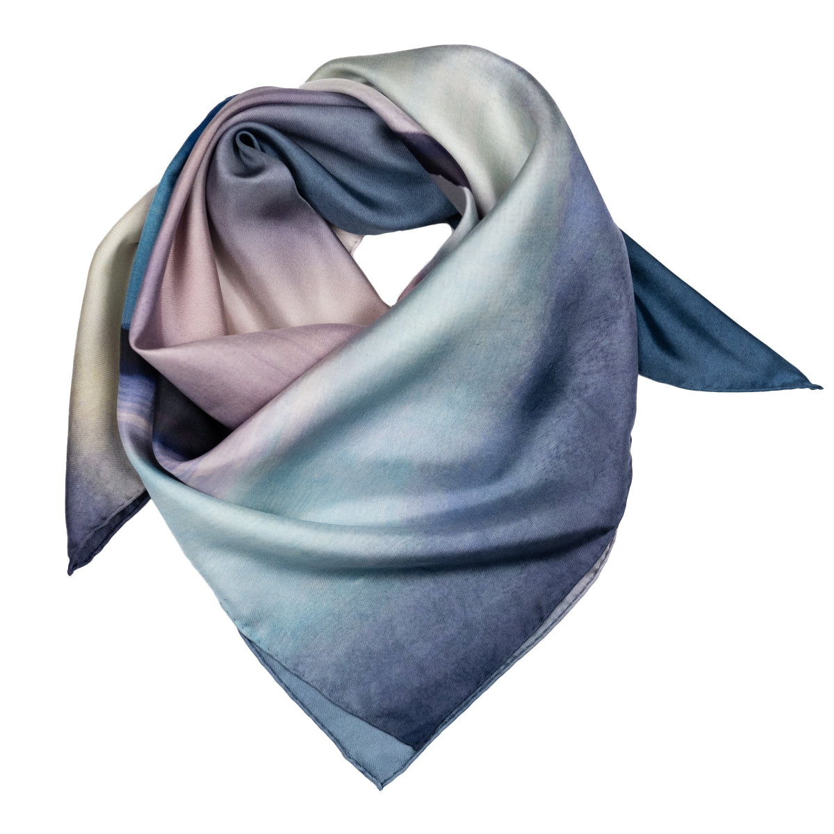Arisaig Aurora Large Square Silk Scarf – Cath Waters Scottish Landscapes