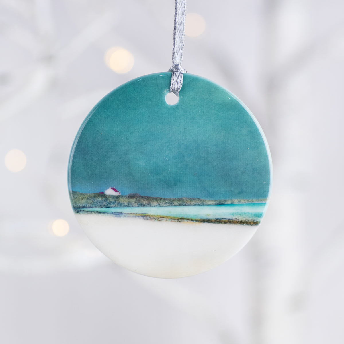 Barra Red Croft Porcelain Hanging Ornament – Cath Waters Scottish ...